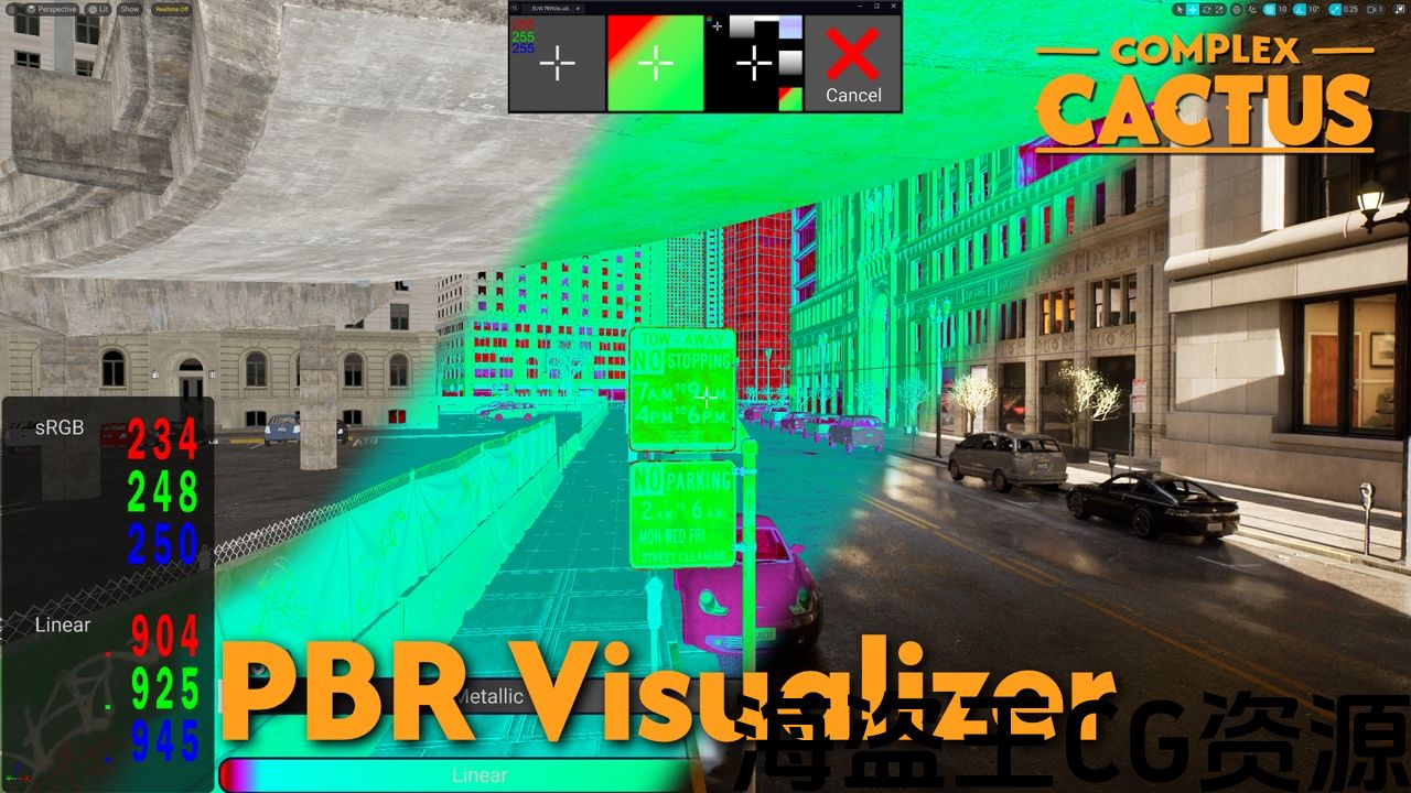 PBR Visualizer – a Material Debugging & Visualization Toolset PBR Visualizer 材质调试可视化工具集-海盗王CG资源