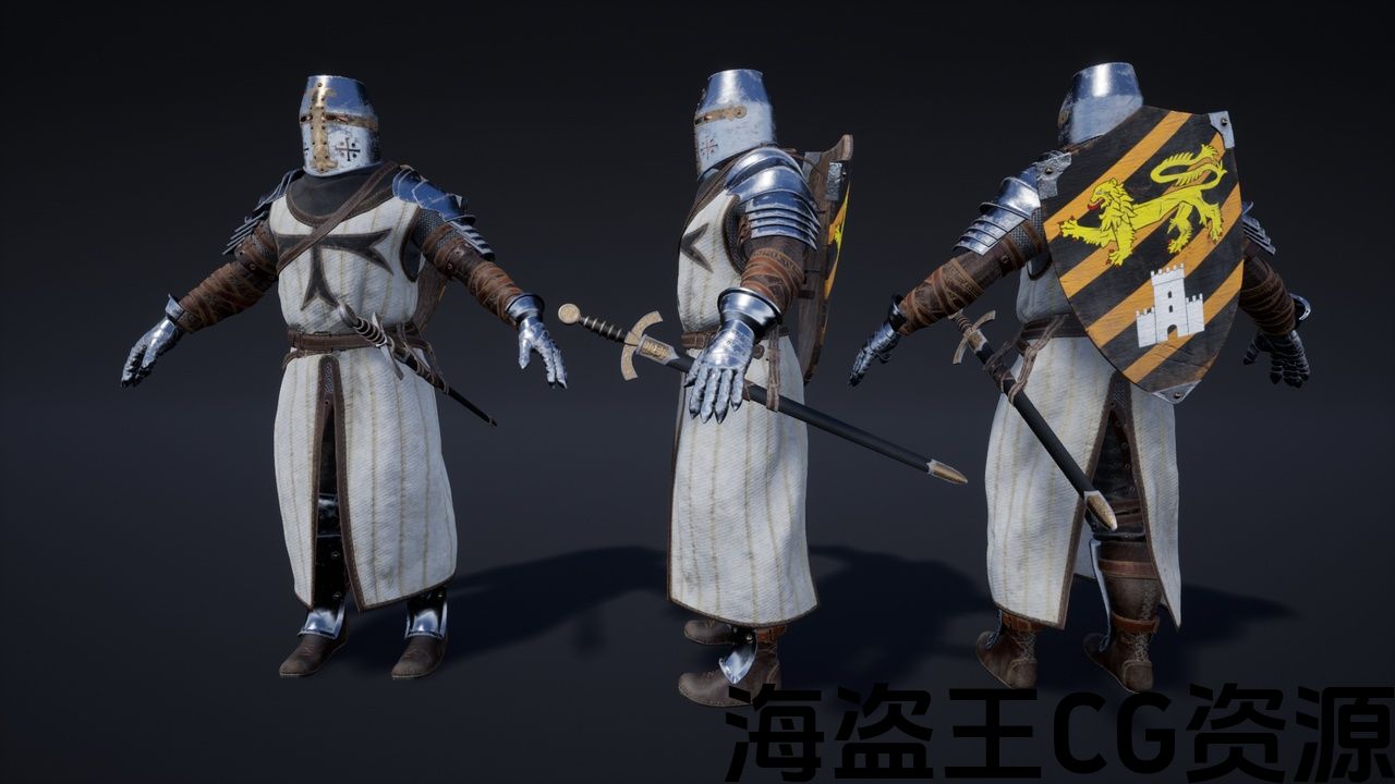 Knight 01 (Templar) Knight 01 Templar-海盗王CG资源