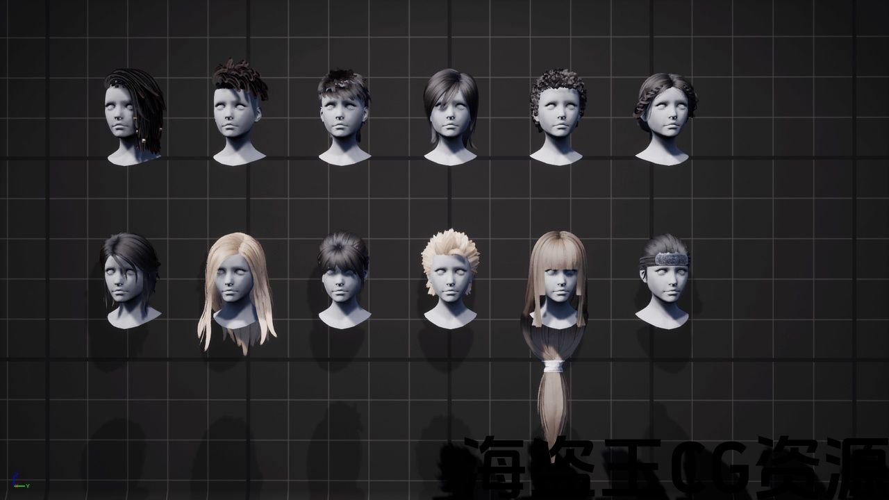 G2: Hair Card Collection 04 G2发卡合集04-海盗王CG资源