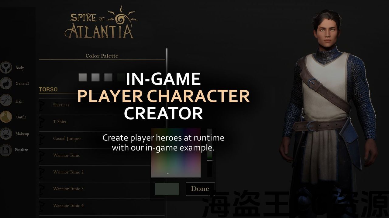 Xandra Character Creator – Deluxe Edition Xandra角色创建者豪华版-海盗王CG资源